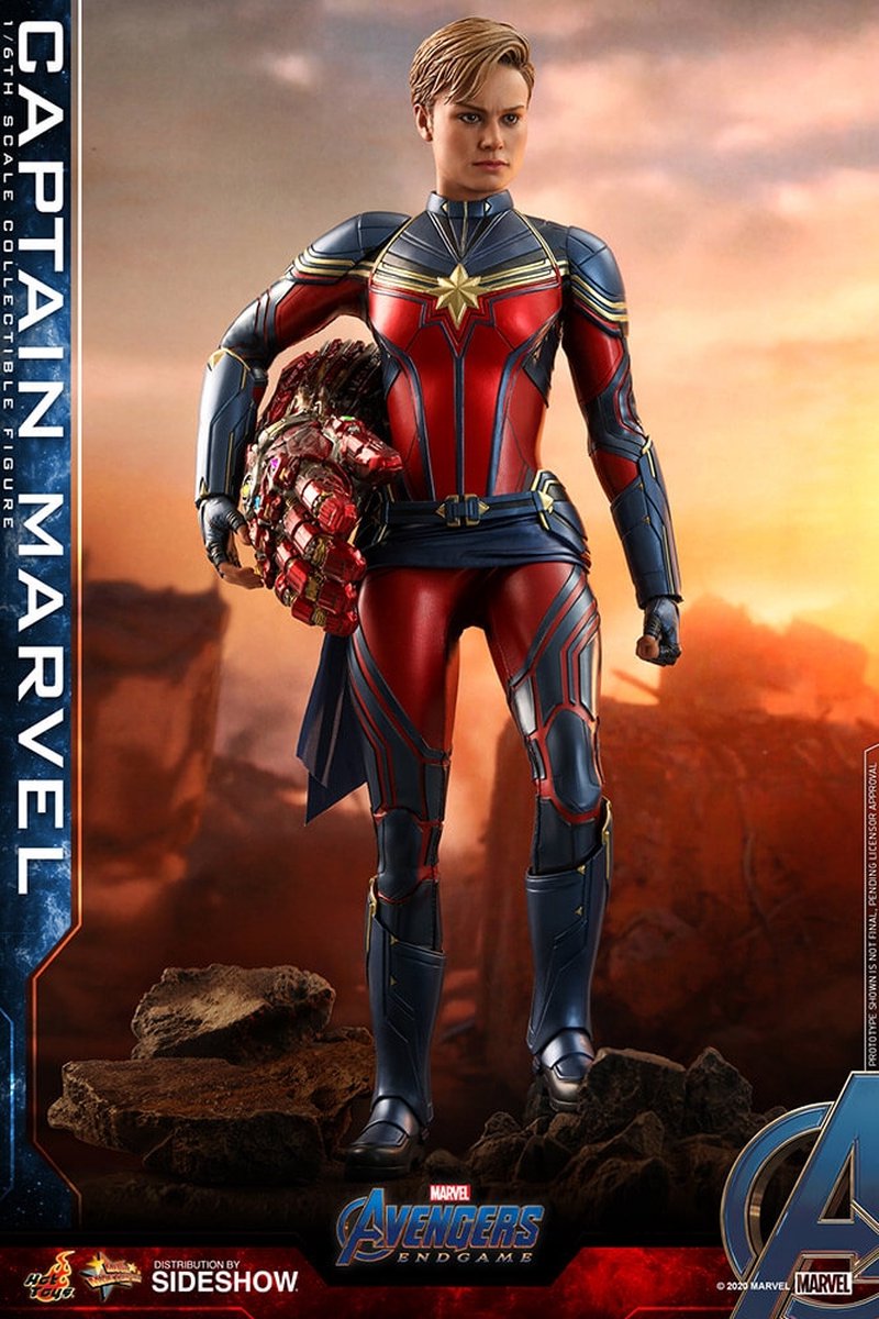Hot Toys Captain Marvel 1:6 scale Figure - Avengers Endgame - Hot Toys ...