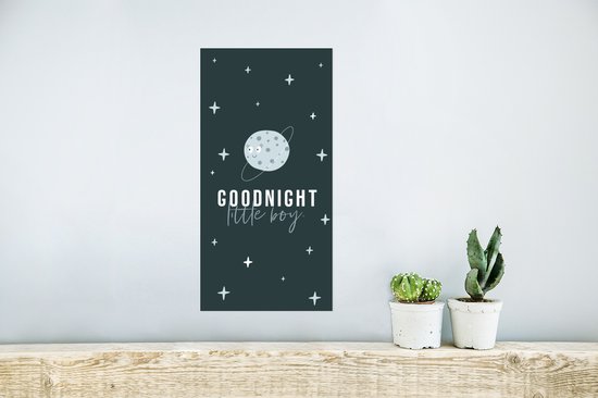 Poster Spreuken - Goodnight little boy - Baby - Quotes - Kids ...