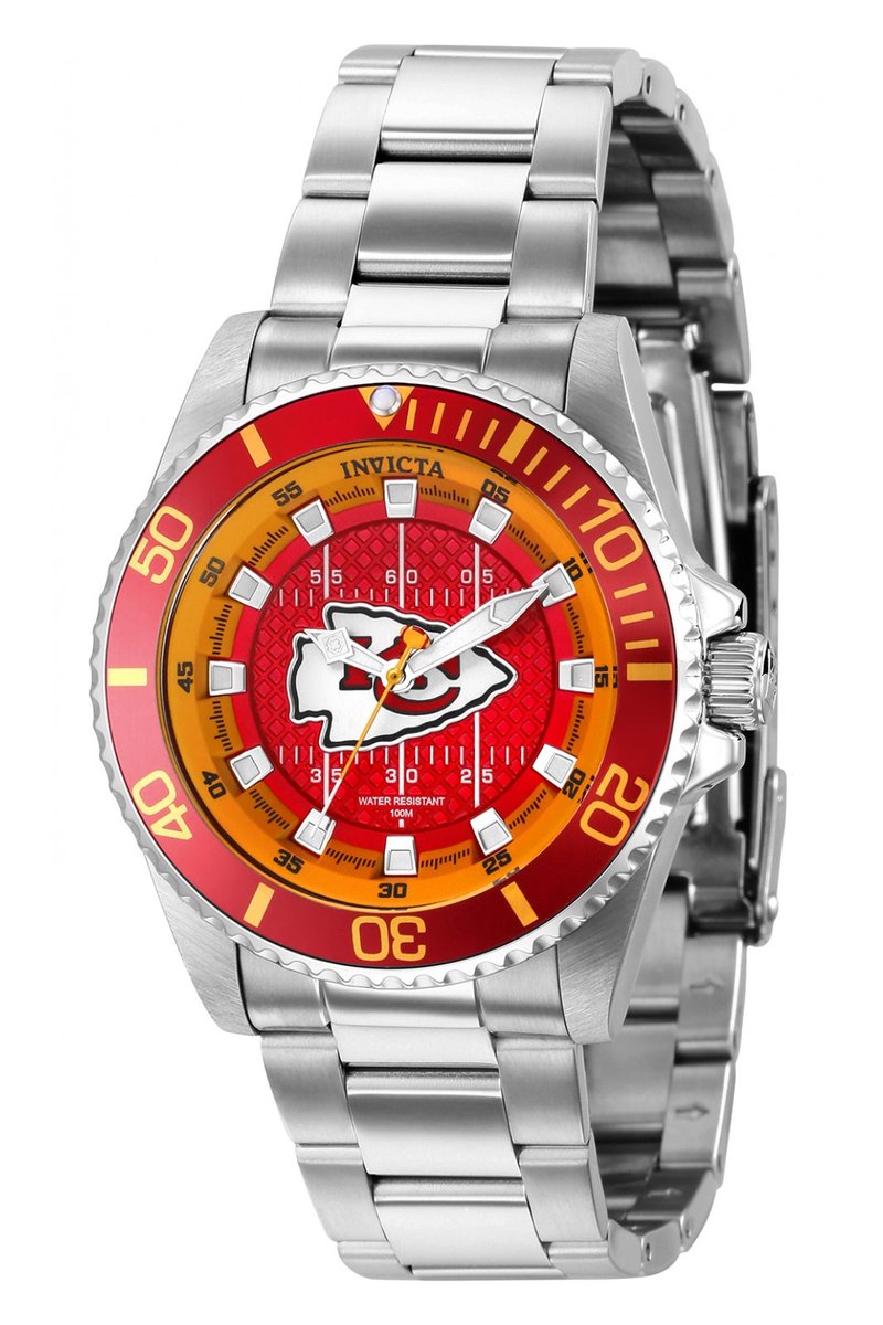 Invicta NFL - Montre à Quartz Kansas City Chiefs 36944 - 38 mm | bol.com