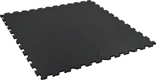 vidaXL Vloermatten 4 st anti-slip 12 mm 60x60 cm rubber zeshoek | bol.com