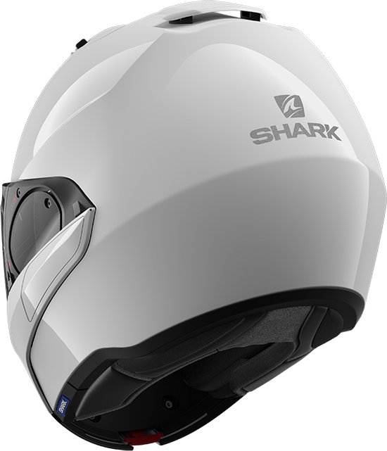 SHARK EVO ES BLANK Motorhelm Systeemhelm Wit - Maat S | bol.com
