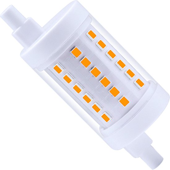 R7s LED staaflamp - 78 mm - 7.5W - Dimbaar - 2700K warm wit | bol