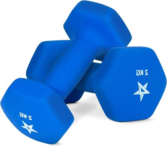Dumbbells/Gewichten Set Paar 1 kg tot 7 kg - Halters Handgewichten Set ...