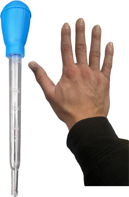 Aqua-Loui® - Pipet Groot - Pipet Lang - Pipet met Rubberen Knijpbal ...
