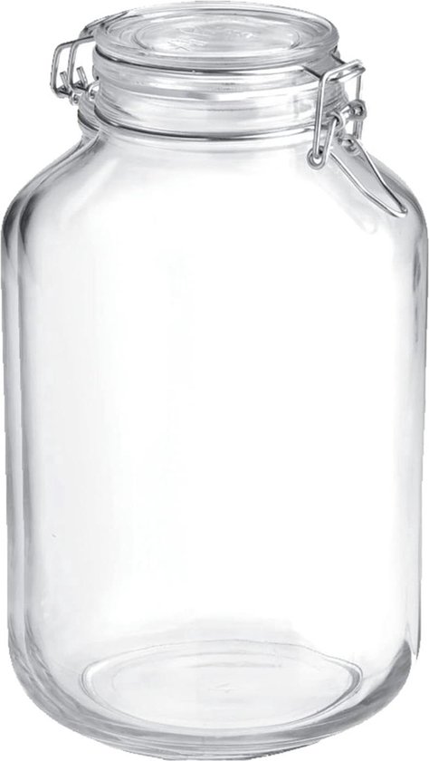 Bormioli Fido Vaso - voorraadpot - veelzijdig - 1 stuk - glas - 4 liter ...