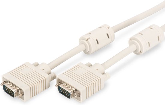 Digitus AK-310103-100-E VGA-kabel VGA Aansluitkabel VGA-stekker 15 ...