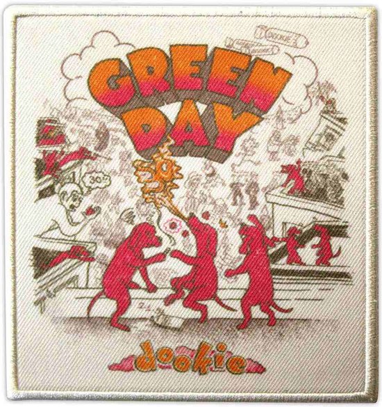 Green Day - Dookie 30th Anniversary Patch - Gebroken wit/Multicolours | bol
