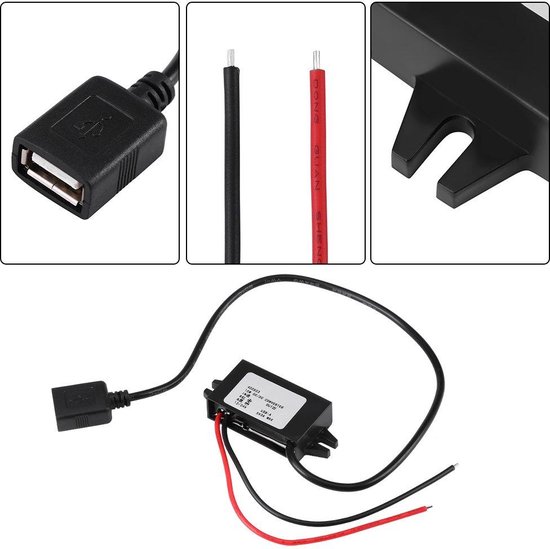 Need Content in - DC Adapter 12V/24V to USB 5V 3A Converter - Voltage ...