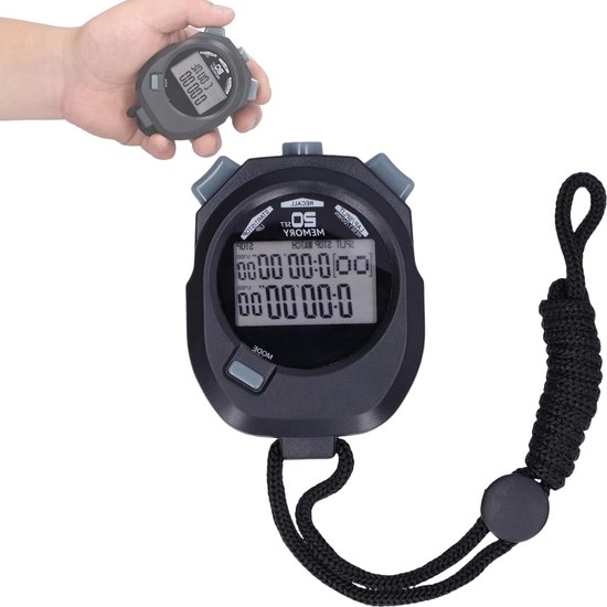 1/100 Seconde Digitale Sportstopwatch Timer - High Accuracy Electronic ...