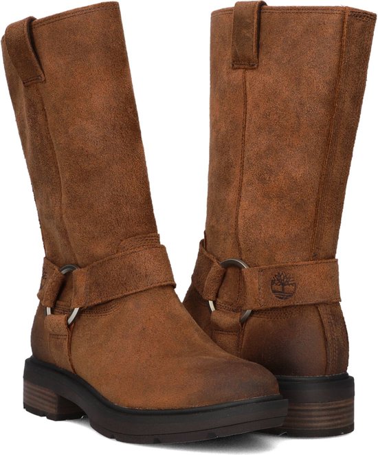 Timberland Brimfield Tall Pull Boots Dames - Bruin - Maat 36 | bol