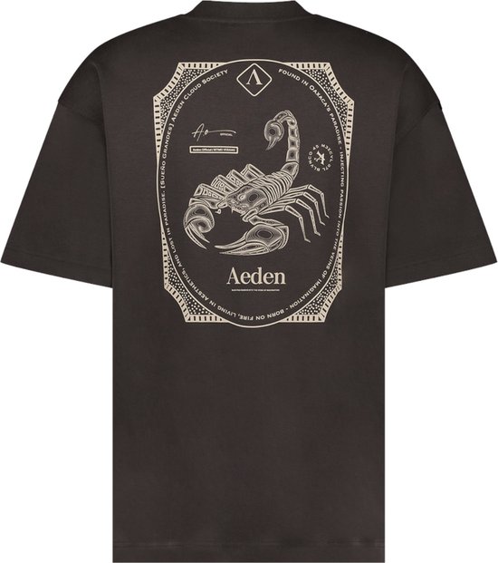 Aeden Heren T-shirt Bruin A22243002/206 ATHOS | bol