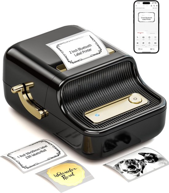 Solacis Sticker printer - Sticker maker - Mini printer - Sticker ...