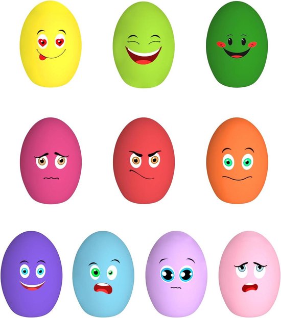 Piepend hondenspeelgoed - 10 stuks grappige piepende hondeneiballen ...