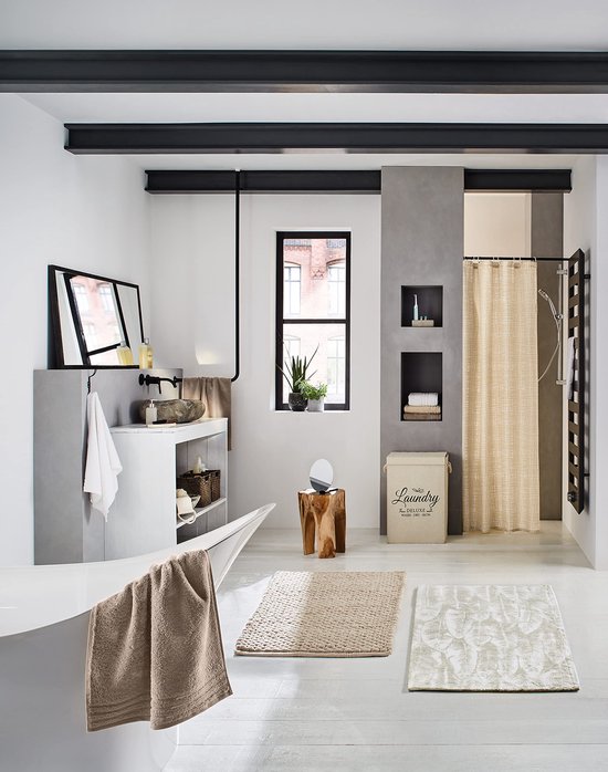 JGS ® Zachte en Luxe Handdoek van 100% Katoen, 50 x 100 cm, Basalt ...