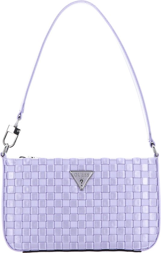 GUESS Schoudertas Twiller Mini Top Zip Shoulder Bag Lavender Paars | bol