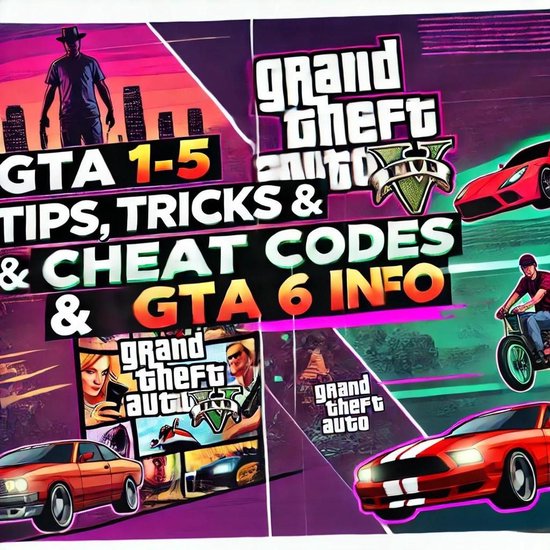 GTA 1-5 Tips tricks & Cheat Codes & GTA6 Info (ebook), Ryan Keeler ...