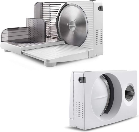Compacte opvouwbare snijmachine voor vlees, kaas, groenten en meer - 17 ...
