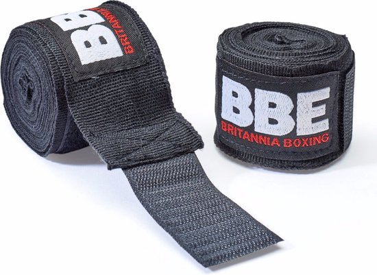 BBE Boxing Club Handwraps Black 4.5m | Games | bol