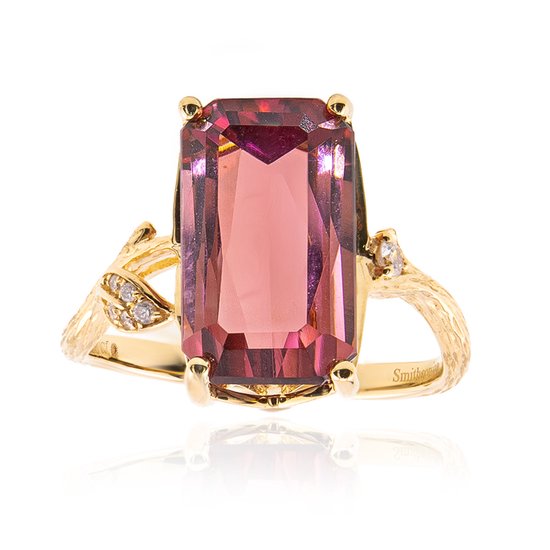 Cavill Berlin - Gouden Ring - Congo Neon Toermalijn - 14K Geel Goud ...