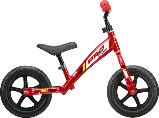 Dino Pro Cross loopfiets 12 inch rood | bol.com