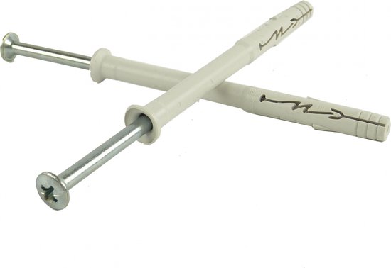 Spit slagplug met kraag Hit M 8x100/132 verzonken kop - 100 Stuks | bol.com