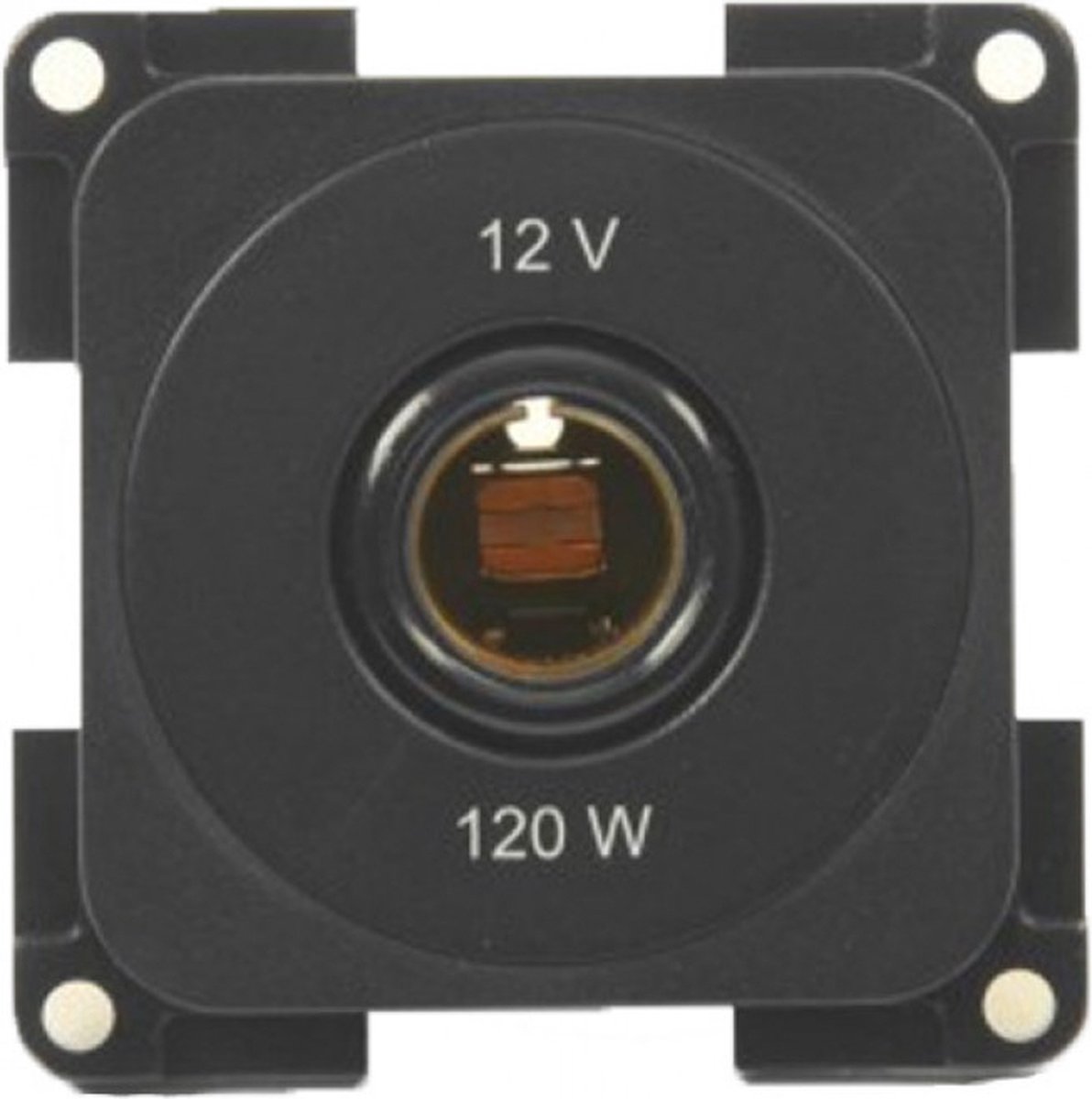 Presto Contactdoos 12V 2-Polig Inbouw Bruin | bol.com