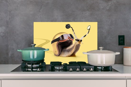 Spatscherm Keuken - Kookplaat Achterwand - Spatwand Fornuis - 70x50 cm ...