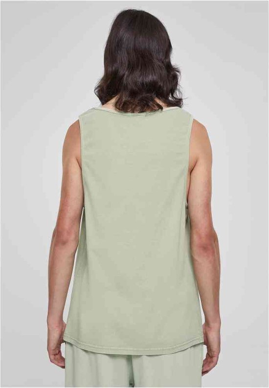 Urban Classics - Heavy Oversized Acid Wash Tanktop - M - Groen | bol