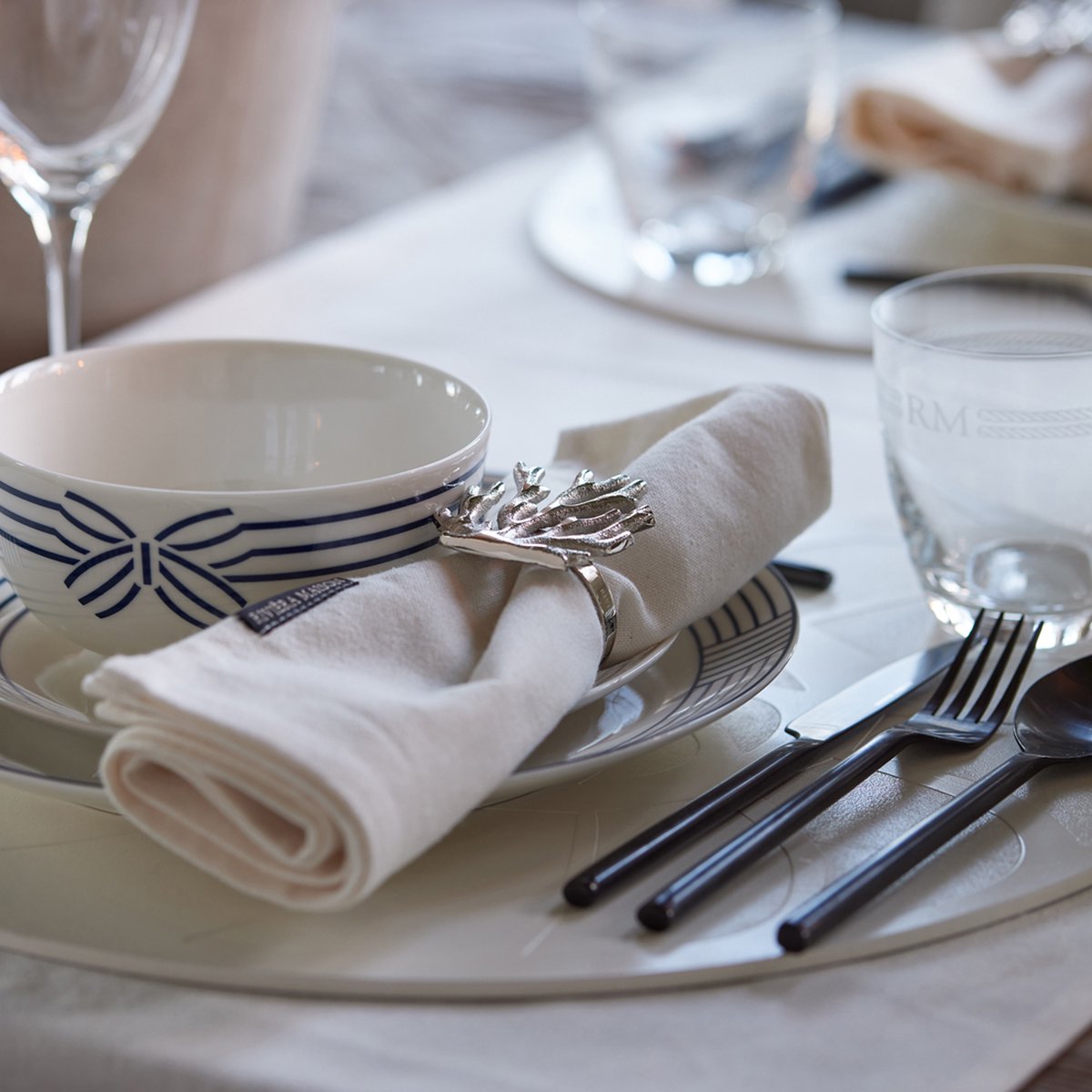 Riviera Maison Set de table en forme de coquillage, sous-couche ...