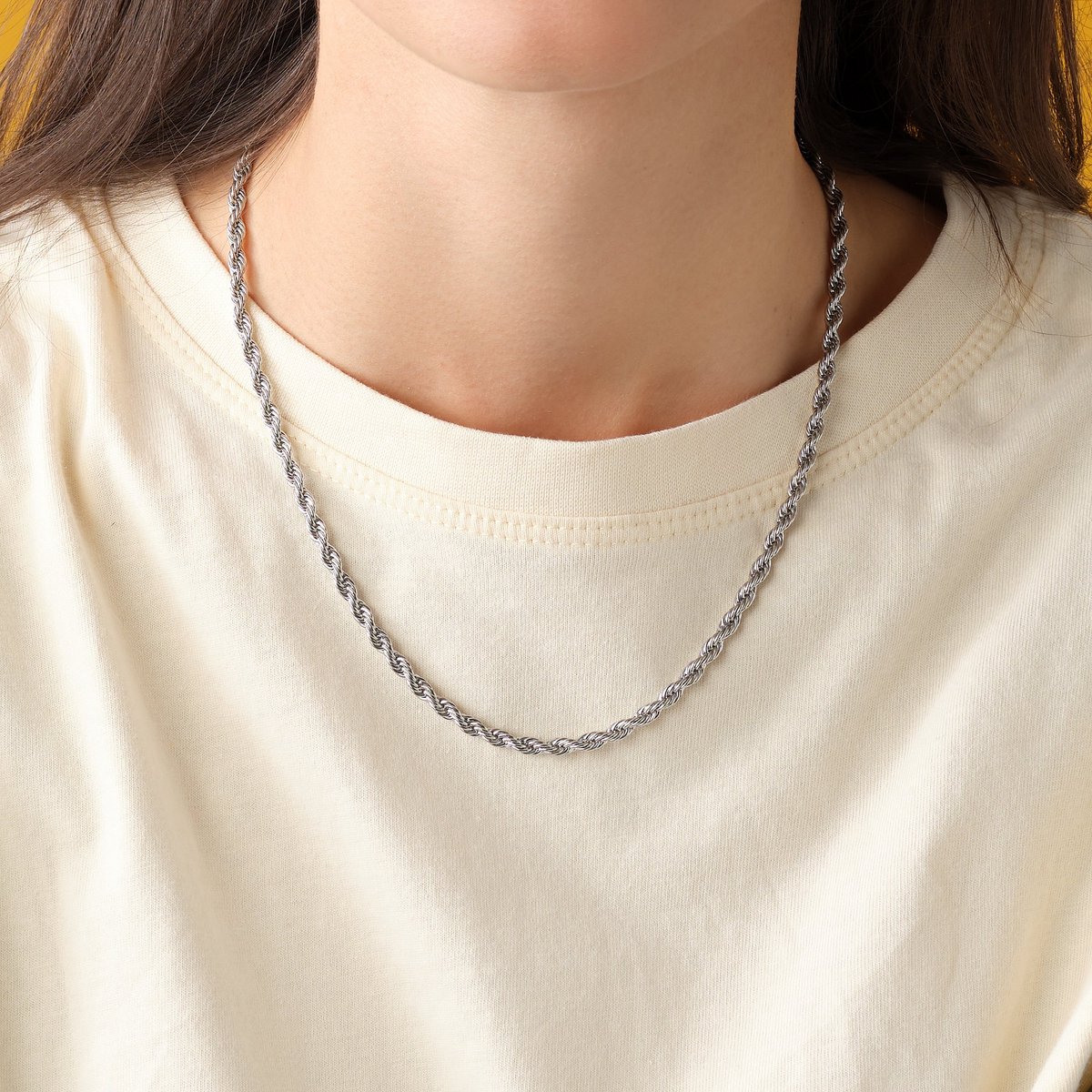 Favs dames edelstalen ketting One Size Zilver 32023912 | bol.com