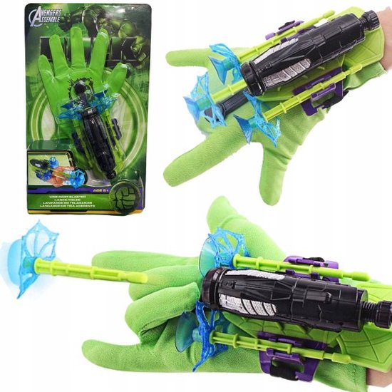 HULK HANDSCHOEN PIJL-LAUNCHER SCHIEPT HET NETWERK | bol