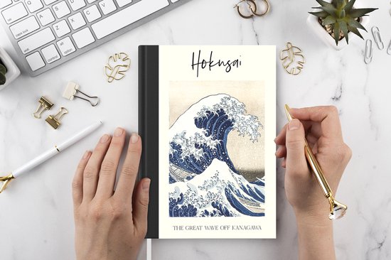 Carnet - Carnet d'écriture - Art japonais - La grande vague de Kanagawa ...