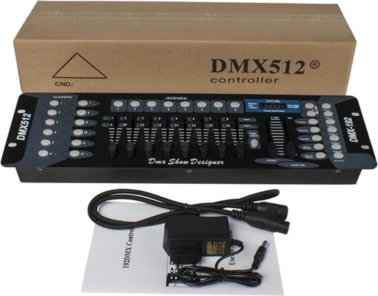 DMX Controller | 192 Kanalen | 240 scènes | Party Light | DMX Licht ...