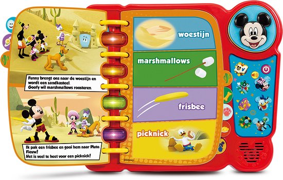 VTech Mickey Mouse Funhouse Avonturenboek - Educatief Speelgoed - Maak ...
