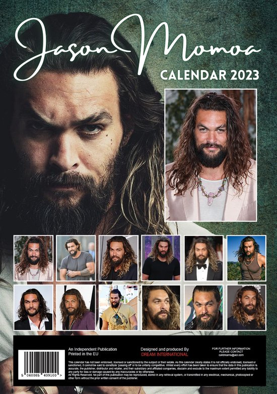 Jason Momoa Kalender 2023 A3 | bol.com