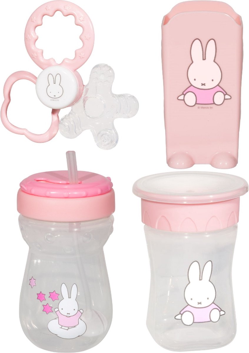 Nijntje Roze Large 4-delige Set SO-NI-22478 | bol.com