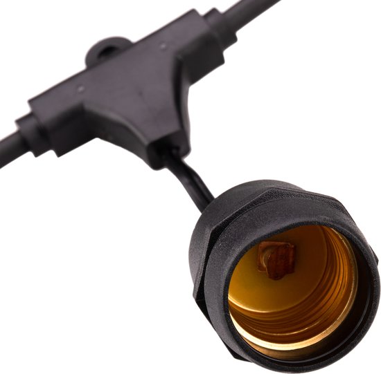 PrimeMatik - Slinger van 5 gloeilampen met E27 fitting voor buiten IP44 ...