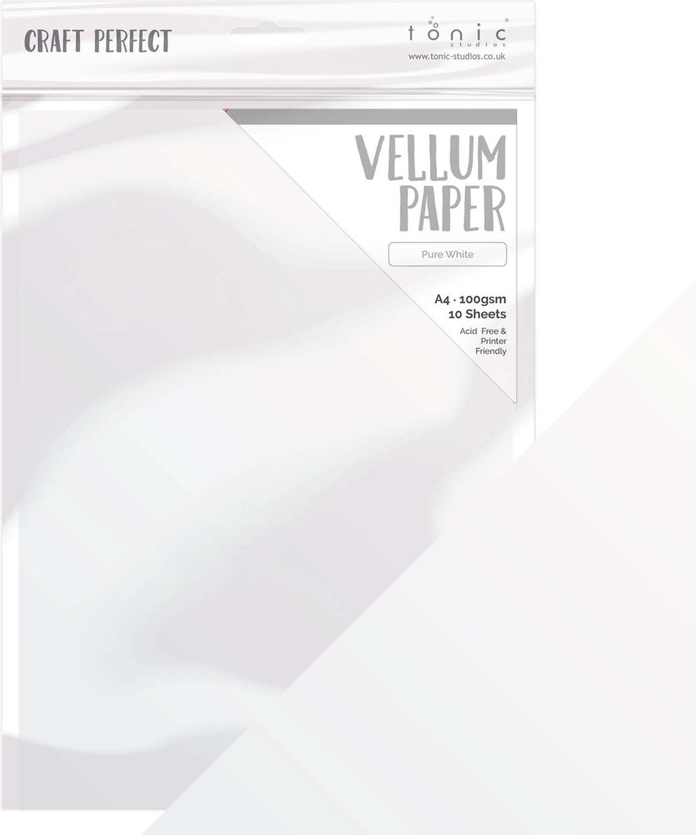 Tonic Studios Vellum Paper Pure Wit | bol.com