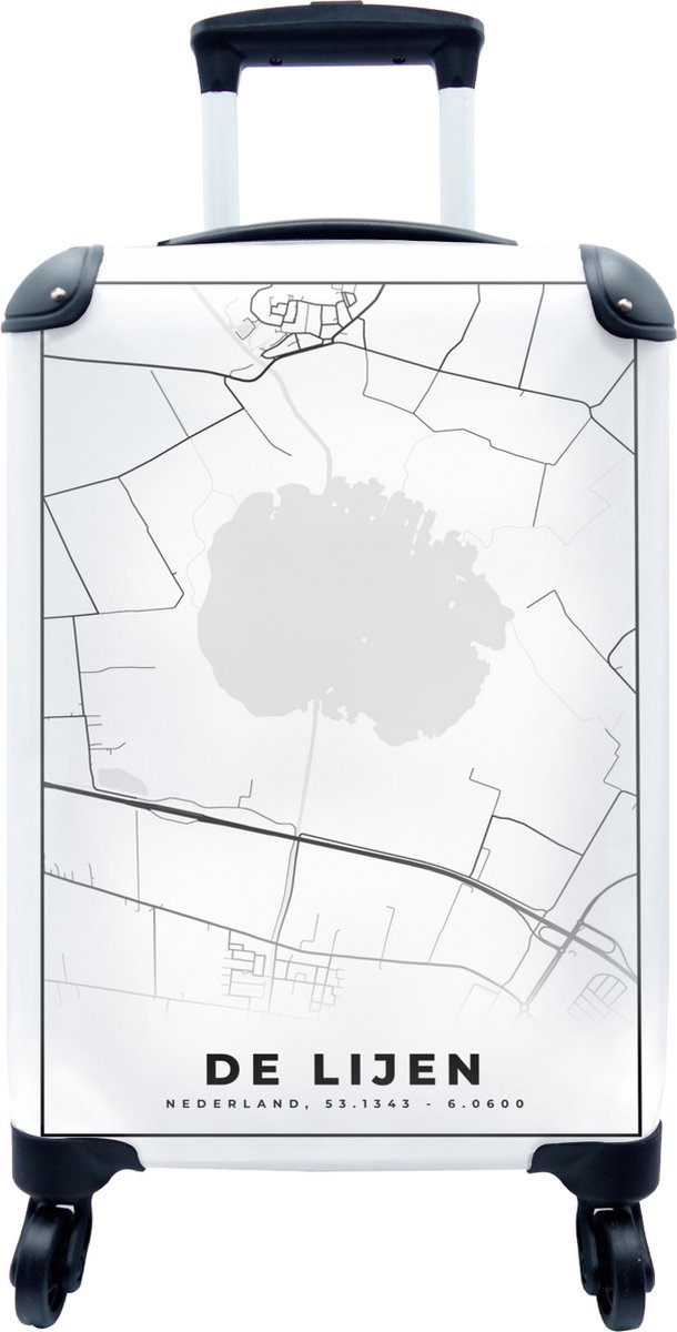 MuchoWow® Koffer - Stadskaart - Nederland - Kaart - Plattegrond - De ...