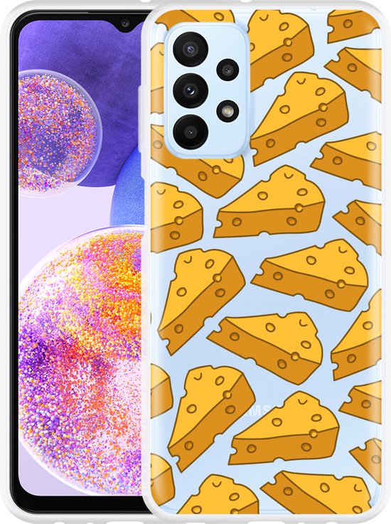 Samsung Galaxy A23 Hoesje Cheesy - Designed by Cazy | bol.com
