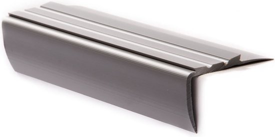 Trapneusprofiel pvc - Grijs - 1500 x 51 x 27 mm - 5 stuks | bol.com