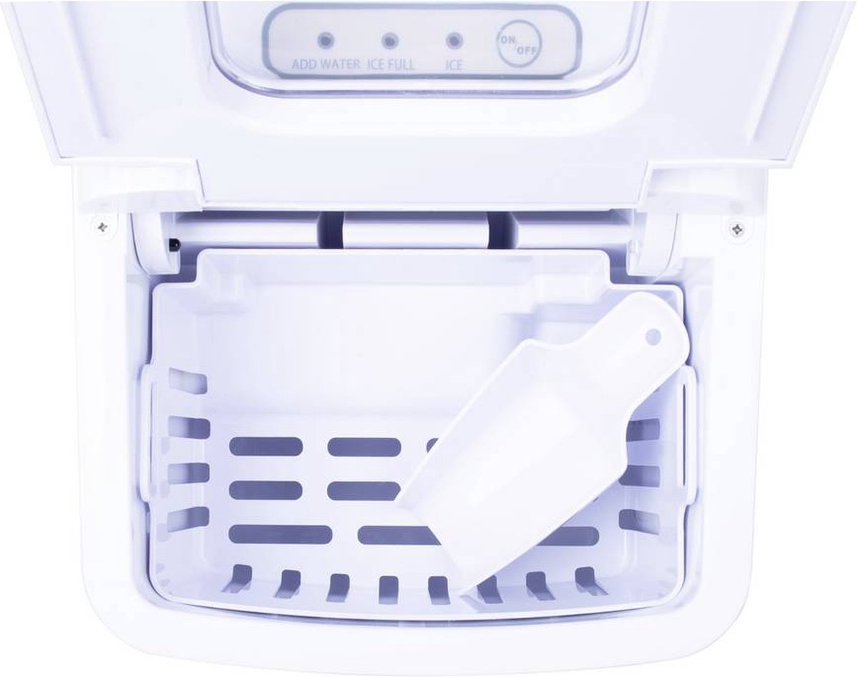 Silva Homeline EWM 1200 schw/INOX Machine à glaçons 1,8 l | bol