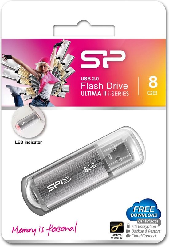 Silicon Power Ultima U02 - USB-stick - 8 GB | bol