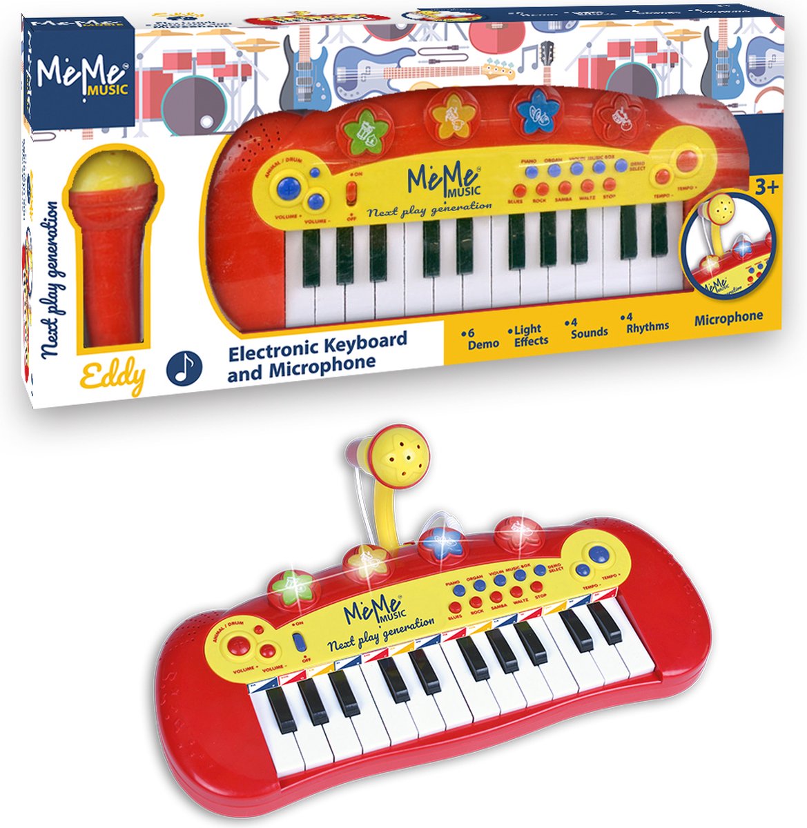 MeMe MeMe Electronic Keyboard and Microphone Eddy | bol