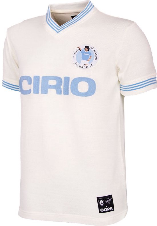 COPA - Maradona x COPA Napoli 1984 Away Retro Voetbal Shirt - XS - Wit ...