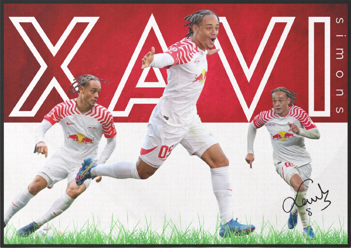 Poster Xavi Simons | RB Leipzig | EK 2024 | Topspeler | PSV | PS4 ...