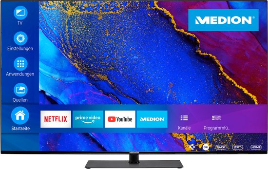 Medion Smart TV X15026 (MD 31946) - 50 inch (126 cm) - 4K Ultra HD ...