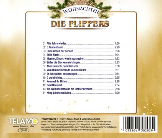 Die Flippers Weihnachten - CD | bol