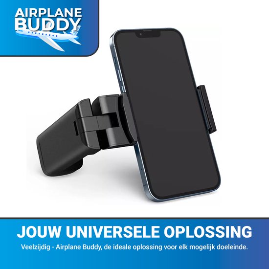 Airplane Buddy® Telefoonhouder - Vliegtuig - Bureau - Tafel - Trein - Auto - Koken -... | bol