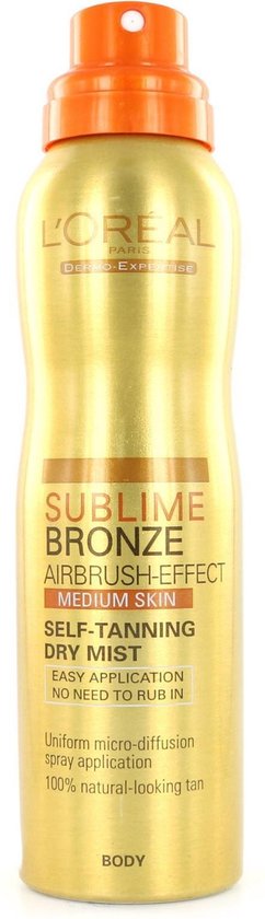 L'Oréal Sublime Bronze Self-Tanning Dry Mist - Medium Skin | bol.com